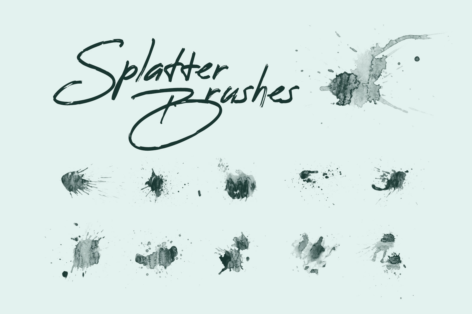 Splatter Brushes | Eva Ricart Tapia